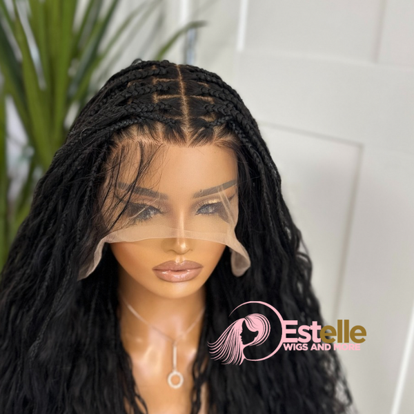 Long Goddess/Boho Braided Full Lace Wig-AZ/05 | estellewigsandmore.co.uk